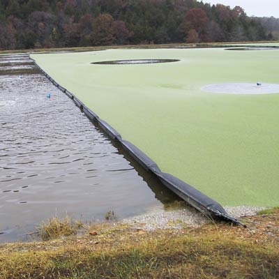 Floating Water Baffles for Wastewater Treatment Plants