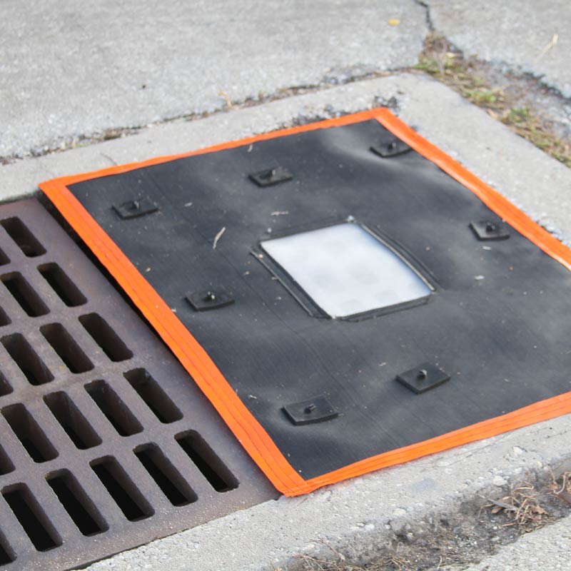 Over Grate Storm Drain Filter | Over the Drain Debris Filter