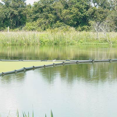 Floating Water Baffles for Wastewater Treatment Plants